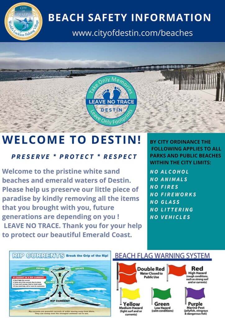 Beach Safety & Guidelines - Destin Chamber